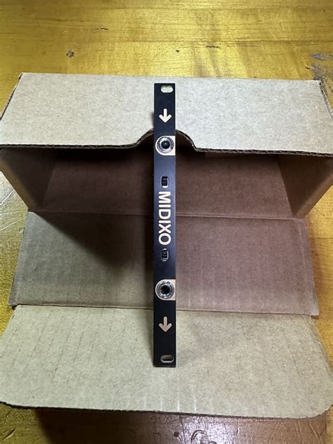 Xoxo Modular Midixo Eurorack Trs Midi Module Black Reverb