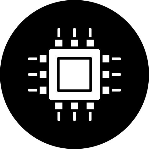 Cpu Vector Icon Design Vector Art At Vecteezy