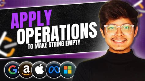 3039 Apply Operations To Make String Empty String Hash Table