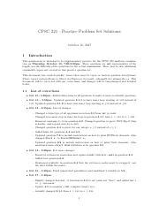Cpsc Practice Soln Pdf CPSC Practice Problem Set Solutions October