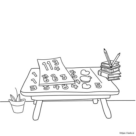 Kinder Math Coloring Pages