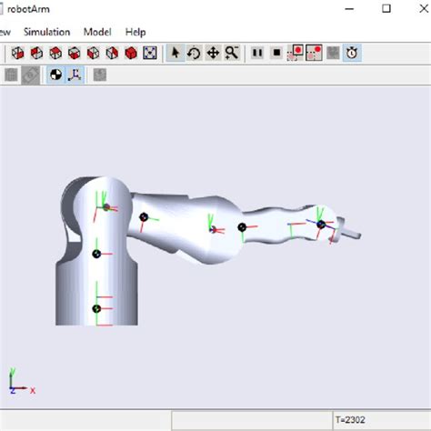 Simulation Of Robot Arm Obtained By Matlab Download Scientific Diagram