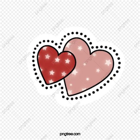 발렌타인 일러스트 데이 손으로 그린 사랑 요소 장식 발렌타인 데이 자유형 마음이 Png 일러스트 및 Psd 이미지 무료