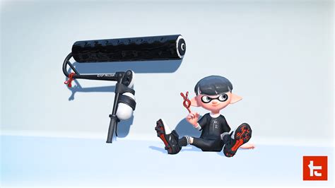 Files2 Male Inkling With Kensa Splat Roller Inkipedia The Splatoon Wiki