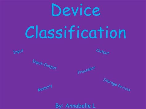 Device Classification Ppt