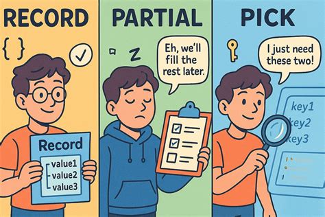 Typescript Record Vs Partial Vs Pick With Examples Level Up Coding