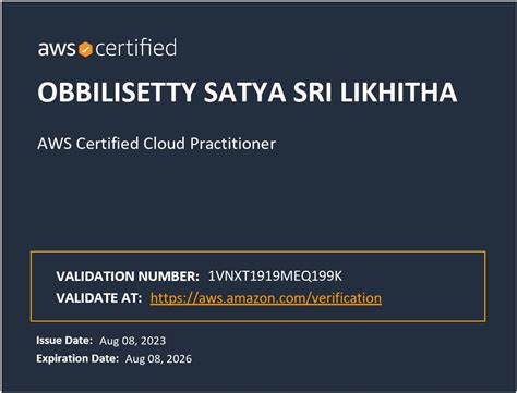 Likhitha Obbilisetty On Linkedin Kluniversity Klcse Certified Globalcertification Aws