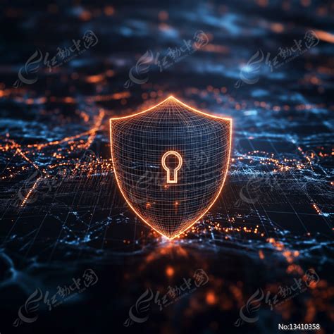 网络数据安全盾牌ai图片下载 红动中国