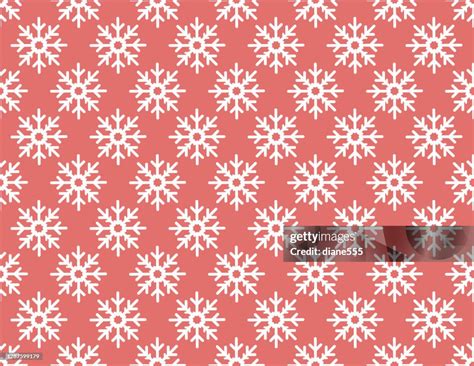 Cute Snowflake Repeating Background High Res Vector Graphic Getty Images