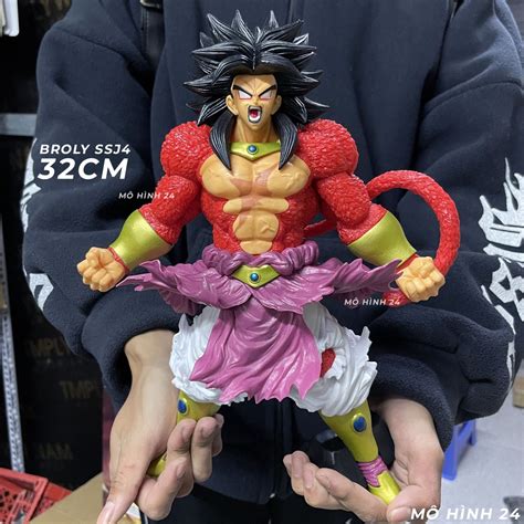 Mô Hình Nhân Vật Figure Broly Ssj4 32cm Nhựa Pvc đặc Super Saiyan 4 Cỡ Lớn Fullbox Dragonball