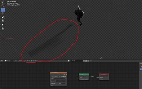 Light When I Add Environment Texture To World Node Object Shadow Disappears Blender Stack