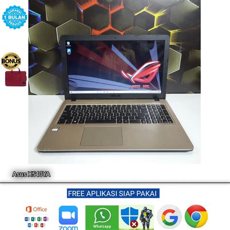 Jual Laptop Asus Ram Gb Hdd Gb Windows Siap Pakai Shopee Indonesia
