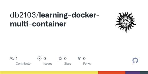 Github Db2103learning Docker Multi Container