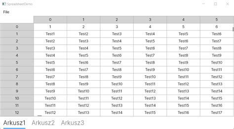 Github Wieslawsoltesspreadsheet An Experimental Virtualized Rows And Columns Datagrid