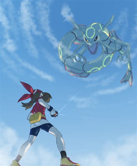 May And Rayquaza Pokemon And More Drawn By Ia Ilwmael Danbooru