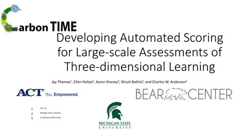 Pdf Developing Automated Scoring For Large Scale Assessments Of Three