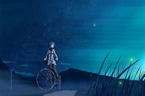 Chicas Anime Noche Fondo De Pantalla HD Wallpaperbetter