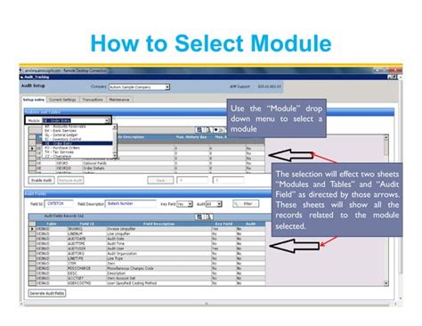 Audit Module Ppt