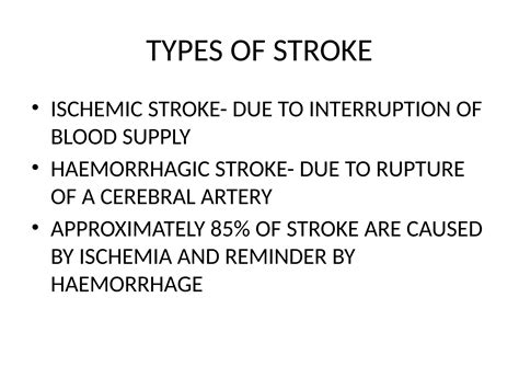 Management Of Acute Ischemic Stroke Ais Ppt