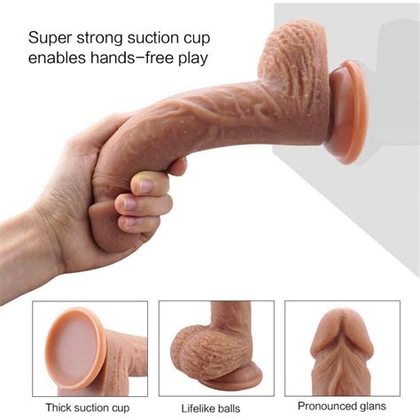 9 Inch Dildo Silicone Realistic Veiny 9 Inch Ultra Soft Silicone