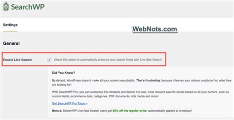 how to add ajax live search in wordpress site webnots