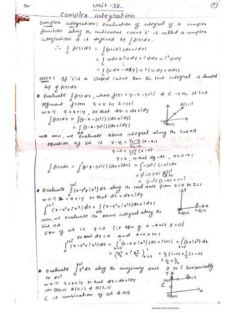 Complex Integration Unit 4 Pdf
