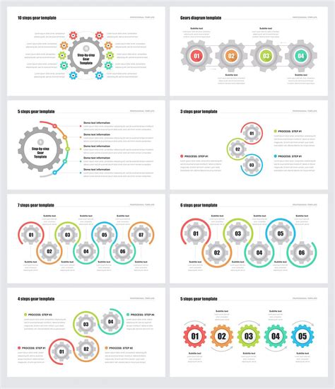 Gears Powerpoint Templates Etsy