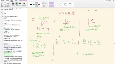 Linear Eq In Two Variable Part 1 Youtube