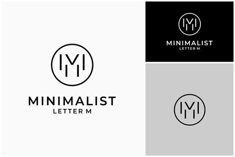 Letter M Initials Minimalist Logo Graphic By Sore Studios Creative Fabrica