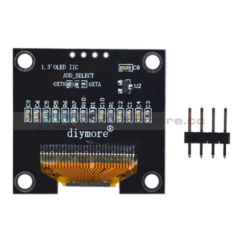 13 Oled Display Module Iic I2c Interface Ssh1106 For Arduino Diymore