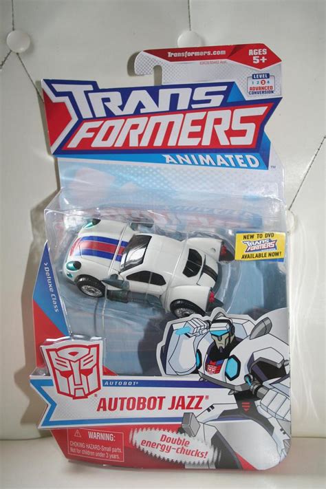 Transformers Animated Jazz Deluxe Class Figure Parry Game Preserve