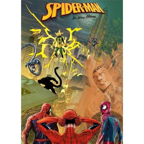Spider Man No Way Home Comic Poster Marvel Spiderman Ultimate