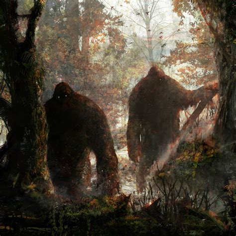 Pin By Mc On Scp Scp Dark Artwork Bigfoot