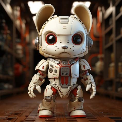 Premium Photo 3d Robot Rabbit