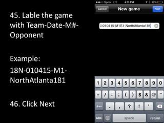 Dartfish Easy Tag Tutorial PPTX