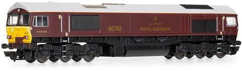 Hornby R3950 Gbrfbelmond Royal Scotsman Class 66 Co Co 66743 Era