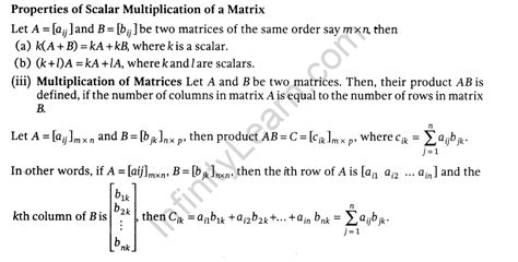 Important Questions For Class 12 Maths Chapter 3 Matrices