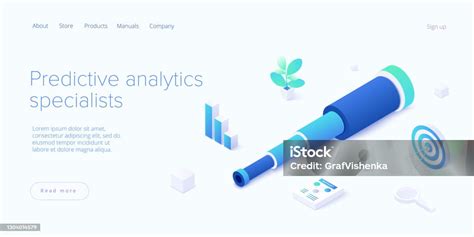 등대 측정 벡터 그림의 예측 분석 미래 개발의 전략적 방법으로 사업 예측 스파이 글래스는 목표 전략 또는 예측 분석의 은유로 망원경에 대한 스톡 벡터 아트 및 기타 이미지