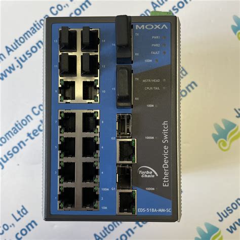 MOXA Port Managed Industrial Ethernet Switch EDS A MM SC Buy MOXA Port Managed