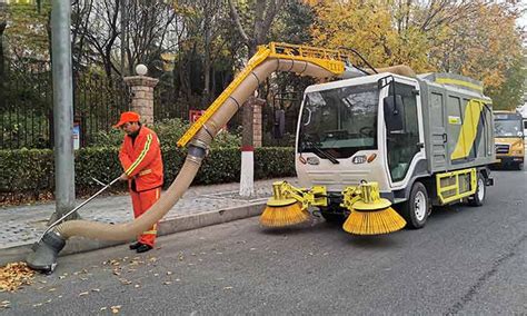 树叶收集车 吸叶机 环卫电动落叶收集车 大型吸树叶机厂家 百易长青