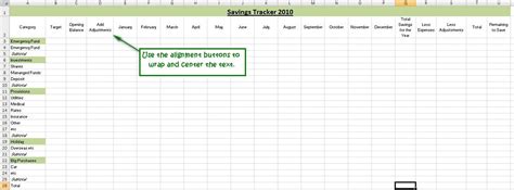 How To Track Your Savings With Spreadsheets An Excel Tutorial