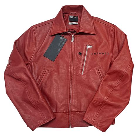 Erd Leather Jacket Red Loja De Anarquia