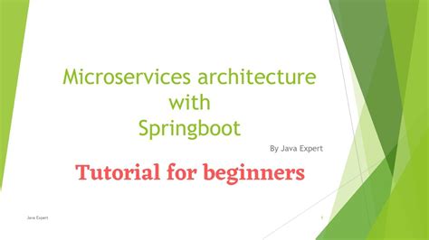 Microservices For Beginners Spring Boot Java Expert Youtube