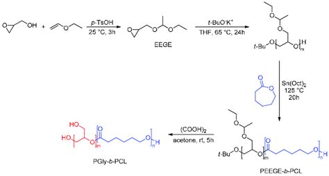 Scheme 12 Synthesis Of Linear Polyglycerol Polycaprolactone Block Download Scientific