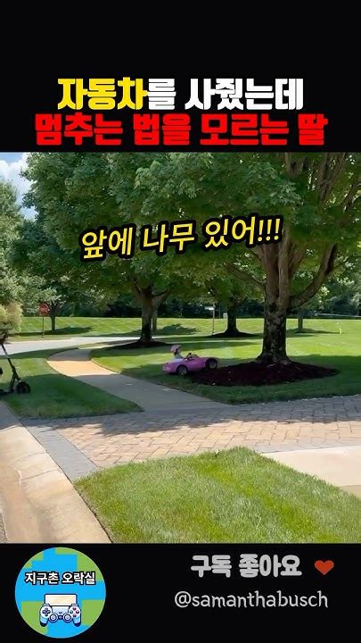 딸에게 자동차를 사주고 난리난 가족 Youtube