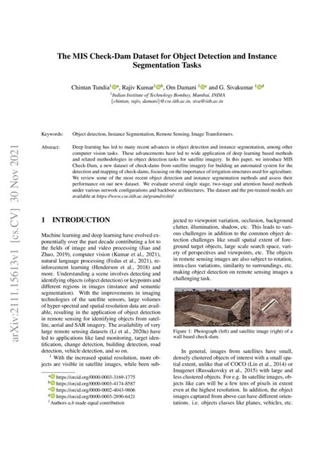 the mis check dam dataset for object detection and instance