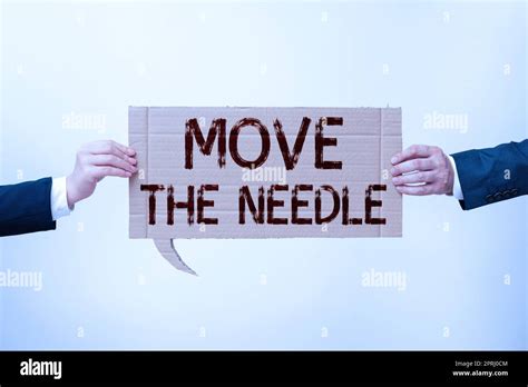 Text Caption Presenting Move The NeedleMake A Noticeable Difference In