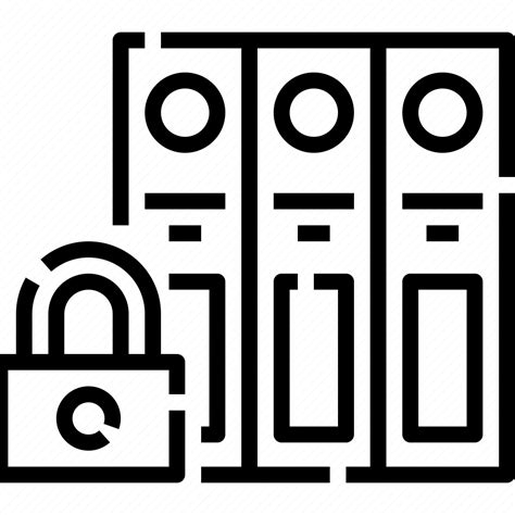 Protected File Lock Securities Document Icon Download On Iconfinder