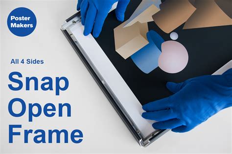 전면개폐형 액자 알루미늄 메탈 프레임 A5 A4 A3 A2 A1 40x50 50x70