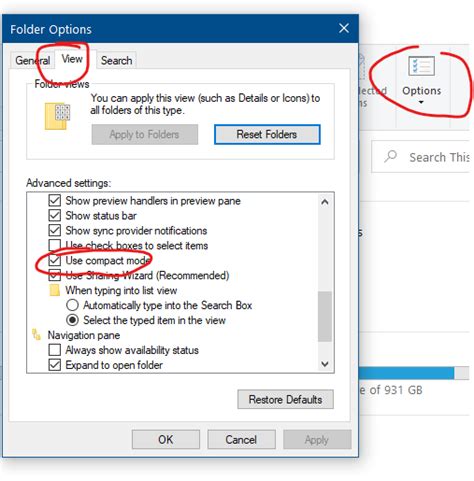 Larger Spacing In Explorer Solved Windows 10 Forums